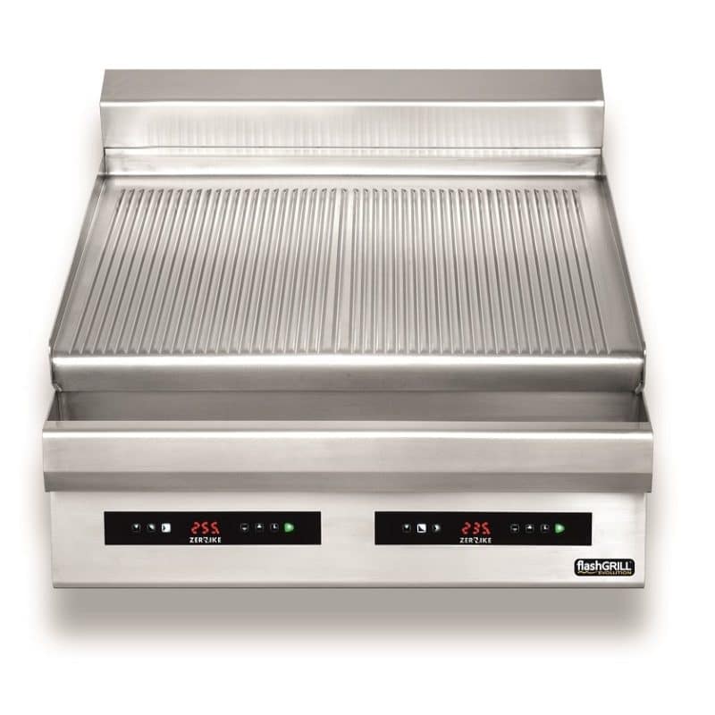 Profesionalni električni grill rebrasti FlashGRILL GE8070T2C - Contessa
